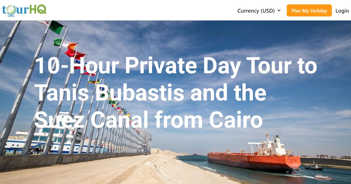 10-Hour Private Day Tour to Tanis Bubastis and the Suez Canal from Cairo